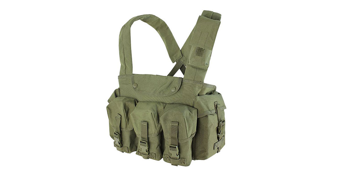 Condor Seven Pocket Tactical Chest Rig OD - Chest Rigs - ProAirsoft ...