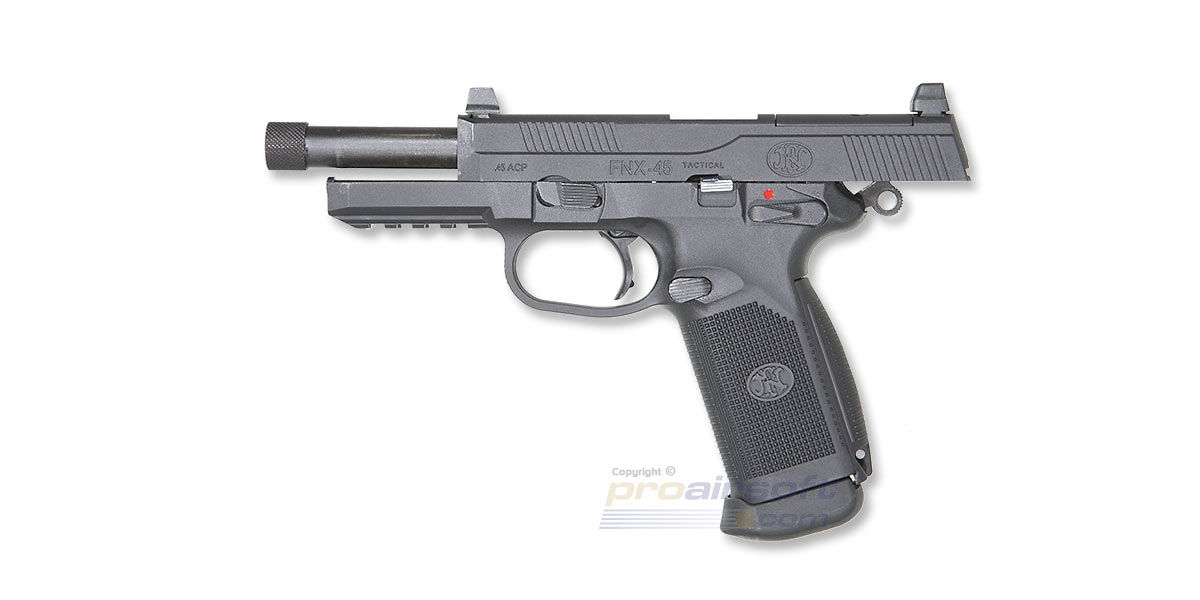 Cybergun FNX-45 blowback kaasupistooli, metalli musta - Kaasupistoolit ...