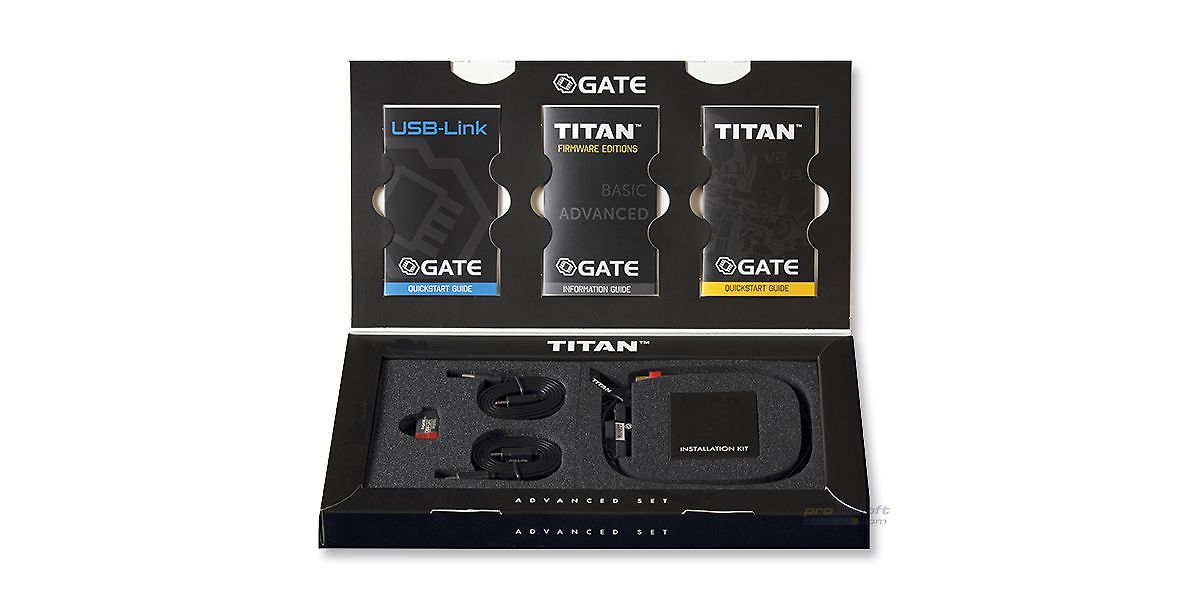 GATE Titan V3 Advanced Set - Mosfet/ETU - ProAirsoft - Suomen johtava airsoftliike