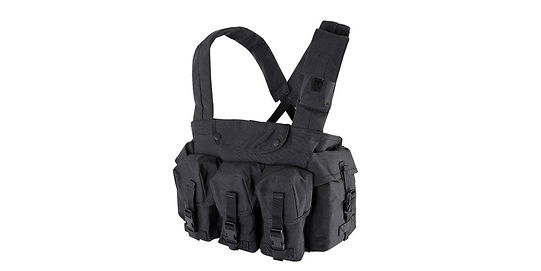 Condor Seven Pocket Tactical Chest Rig Black - Chest Rigs - ProAirsoft ...